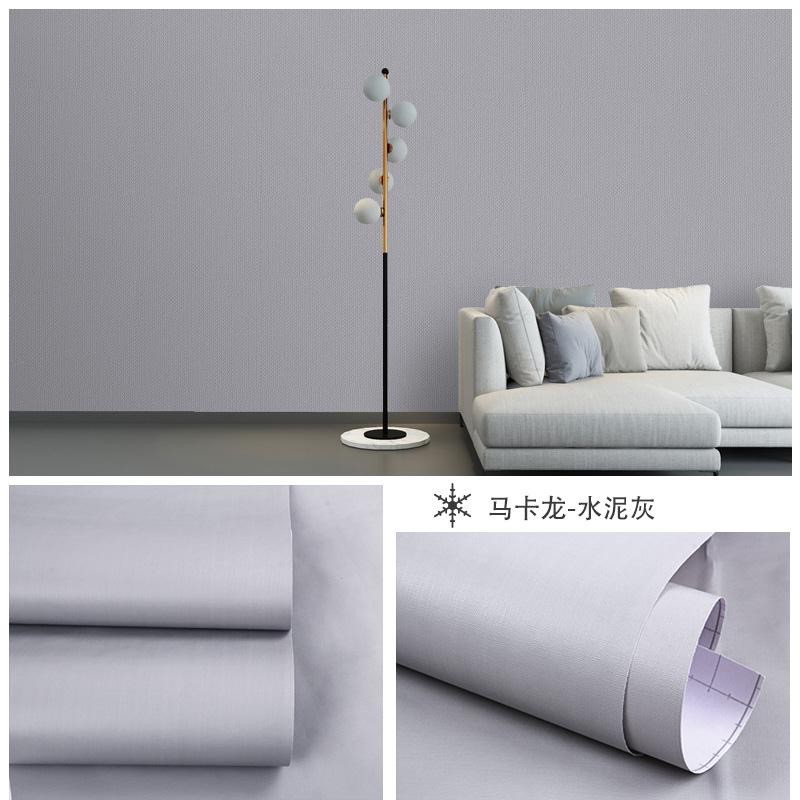 Jual Wallpaper Dinding Ukuran 45 Cm X 10 M Motif Polos Pastel Grey Abu