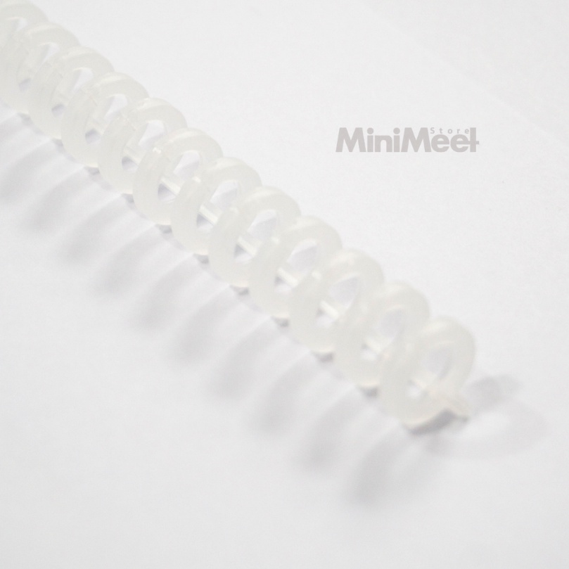 Jual DIY Ring Binding Binder Loose Leaf 30 lubang Spiral Bahan Plastik ...