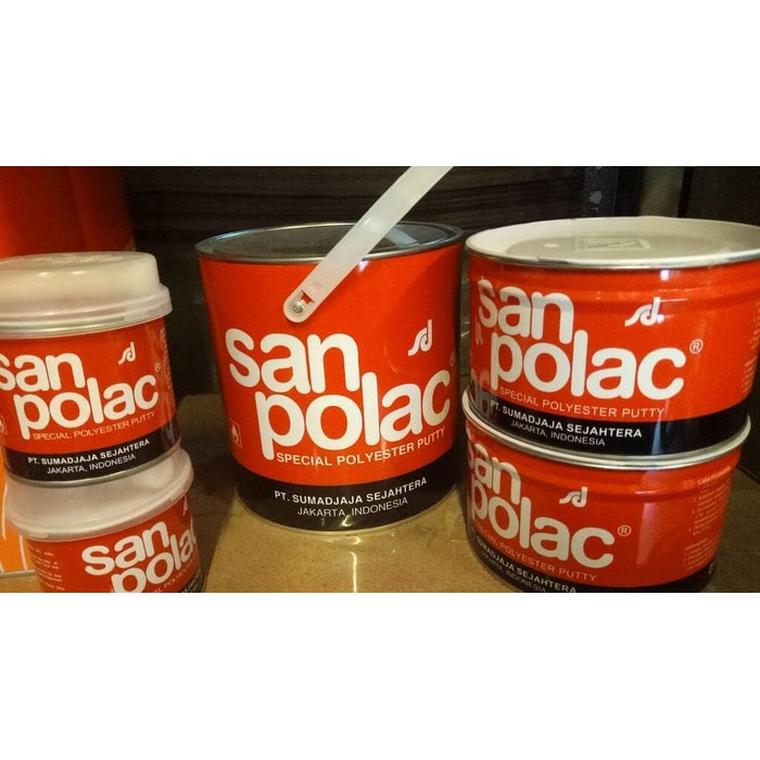 Jual DEMPUL SANPOLAC 1 KG / DEMPUL BESI CAT MOBIL | Shopee Indonesia