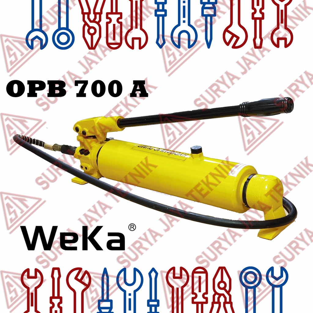 Jual WEKA Pompa Tangan Hidrolik / Hydrolic Hand Pump 700 A | Shopee Indonesia