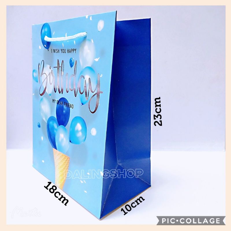Jual Dalingshop / Paper Bag / Goddie Bag / Paper Bag ukuran M Medium ...