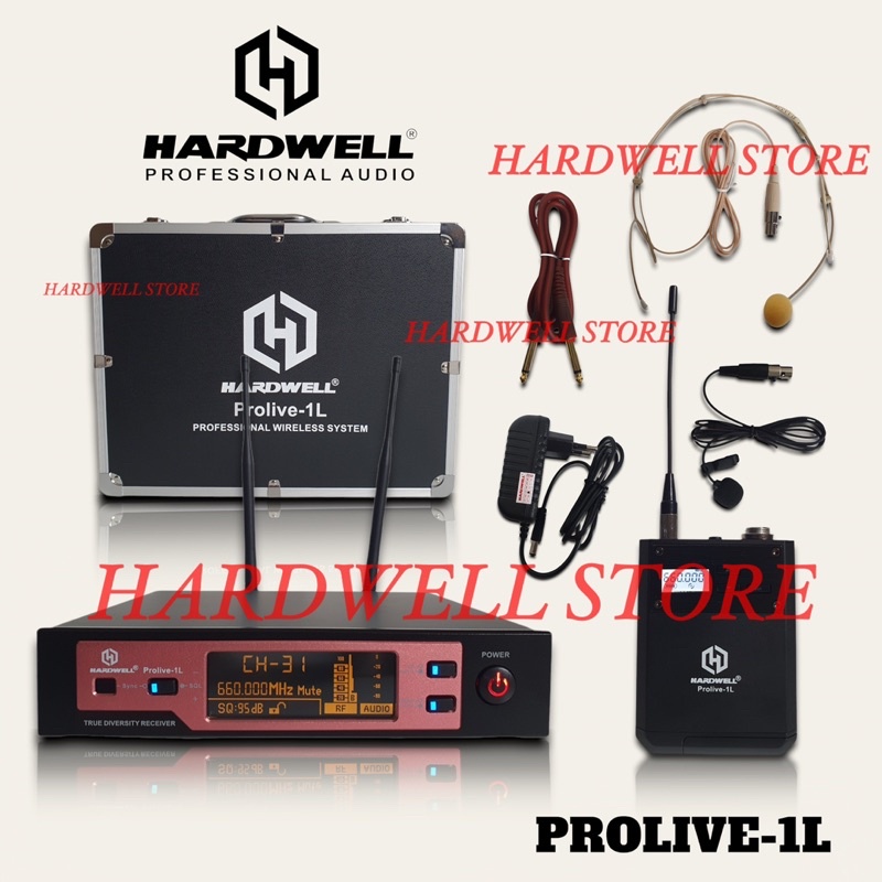 Jual Mic Wireless Clip On / Mic Jepit Wireless Hardwell PROLIVE 1L ...