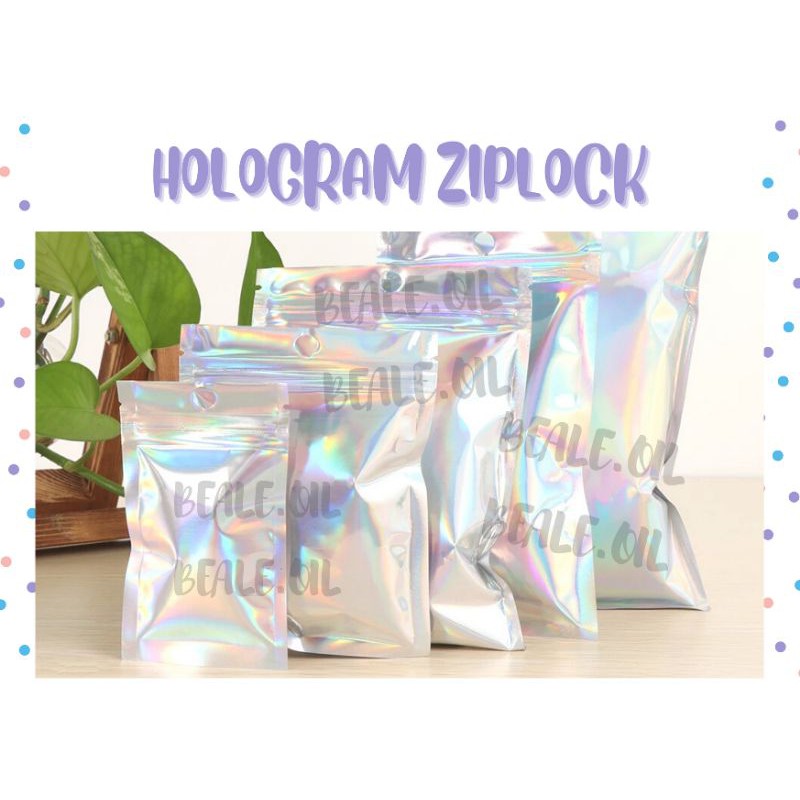 Jual Hologram Zip Lock - Wadah Hologram Pouch Plastik Kemasan dus ...