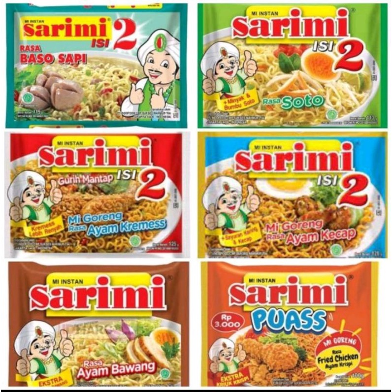Jual SARIMI ISI 2 aneka rasa perbungkus | Shopee Indonesia