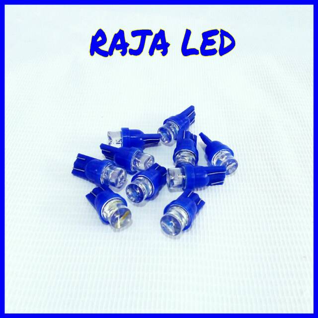 Jual Lampu senja led warna biru T10 concave | Shopee Indonesia