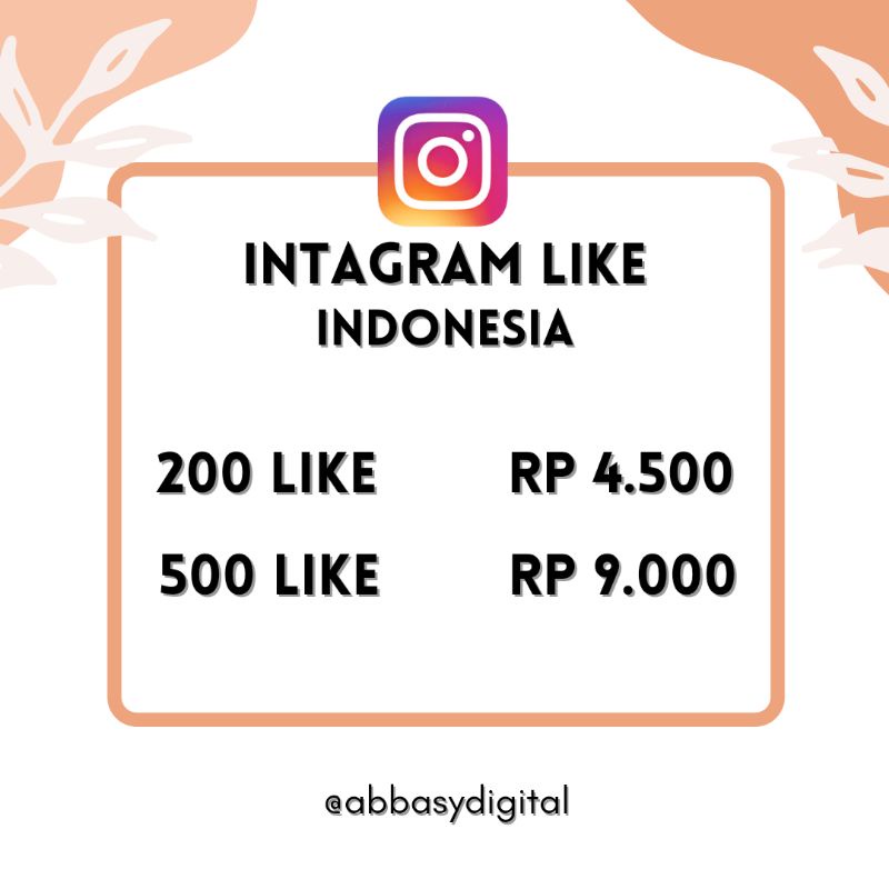 Jual TAMBAH LIKE IG INDONESIA LIKE INDO LIKE INDONESIA SUKA IG INDO ...