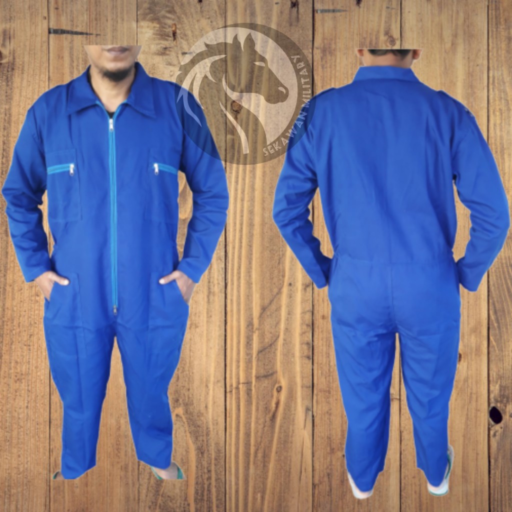 Jual Wearpack Safety Coverall Proyek Biru | Shopee Indonesia