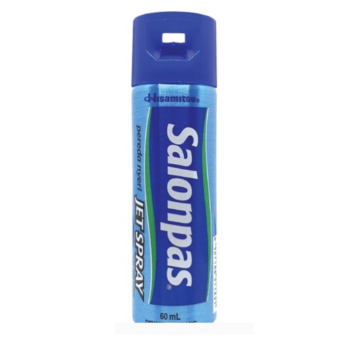 Jual SALONPAS JET SPRAY 118ML Pain 60 ML - Spray Pereda Nyeri Otot ...