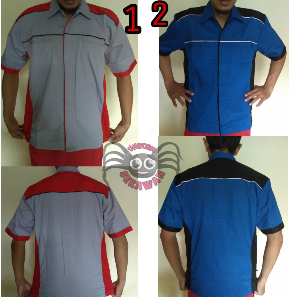 Jual Seragam Kerja Crew Mekanik Office Boy | Shopee Indonesia
