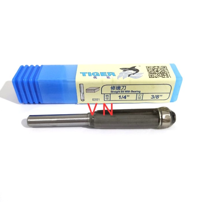 Jual Mata Router/Profil 10 mm Bearing/Roda/Straight Bit With Bearing ...