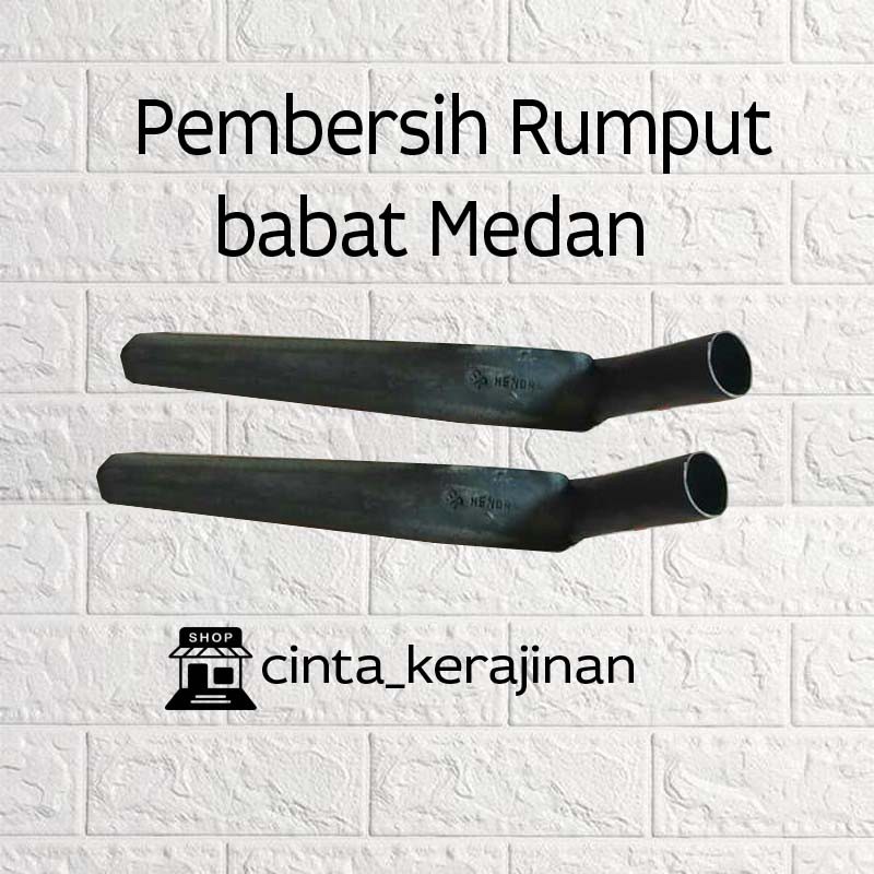 Jual alat pembersih rumput babat medan / pisau pembersih rumput / babat ...