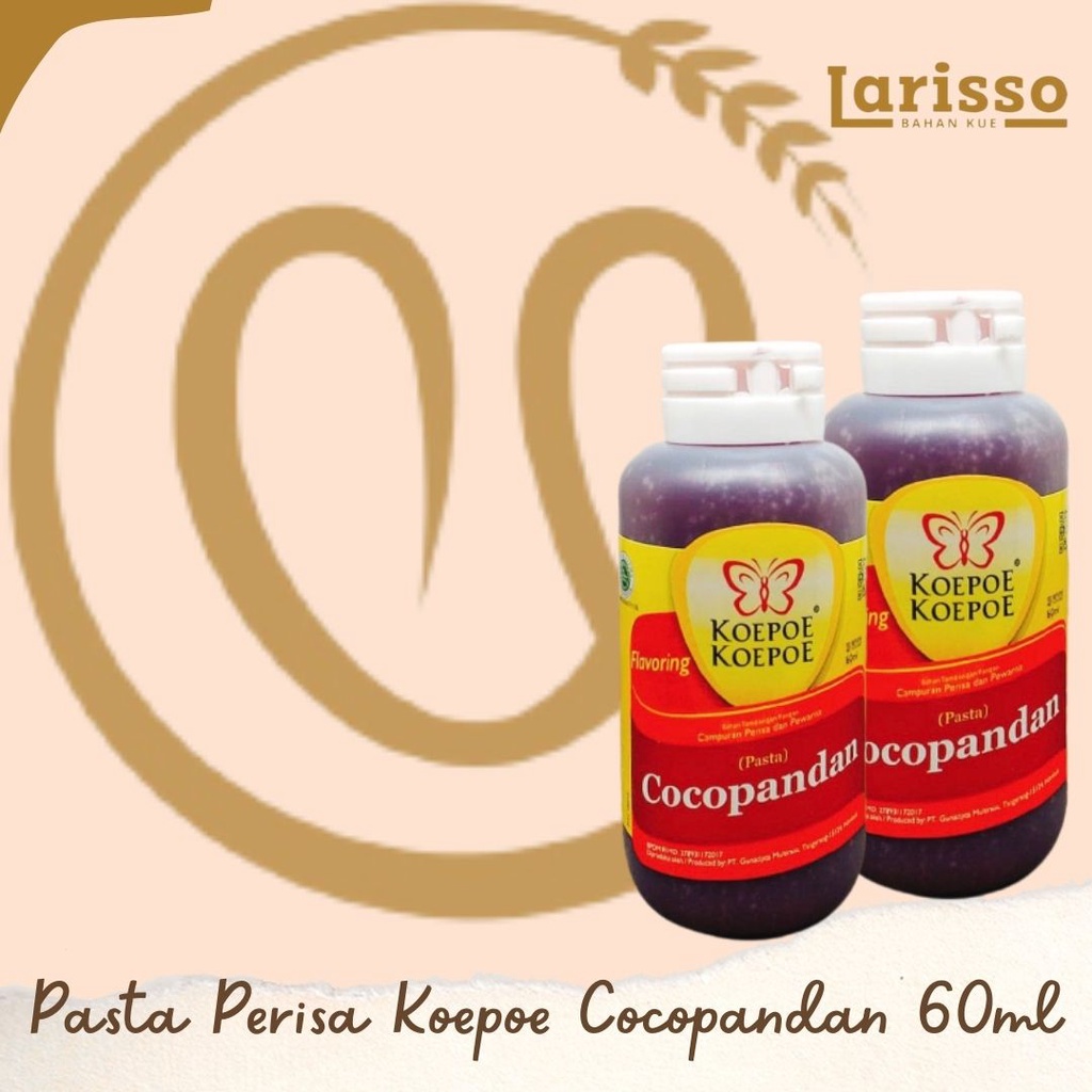Jual PASTA PERISA & PEWARNA KOEPOE 60ML COCOPANDAN 1PACK ISI 6 PCS ...