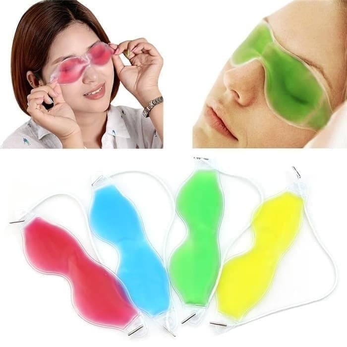 Jual Eye Mask Gel / Sleeping Eye Mask / Masker Gel Penutup Mata Saat ...
