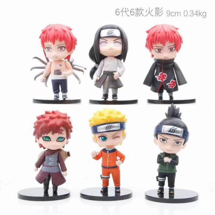 Jual MAINAN & HOBI FIGURE FIGURE NARUTO SET 6 F SASORI VS GARAA HR661W ...