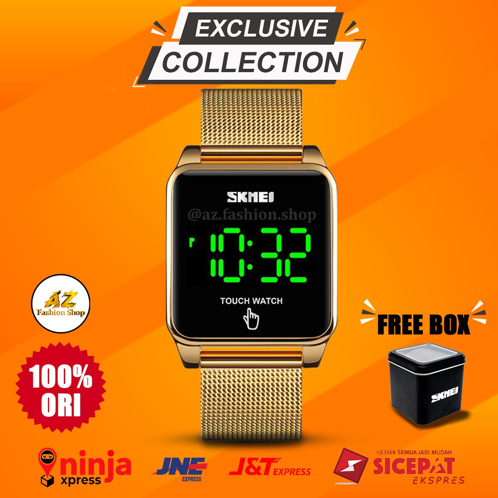 Jual FREE BOX Jam Tangan Pria SKMEI 1532 ORIGINAL Layar Sentuh Fashion ...