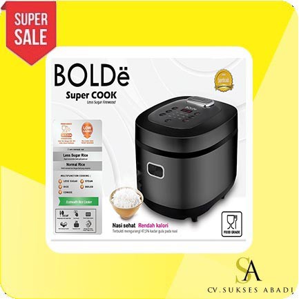 Jual Bolde Super Cook Less Sugar Firewood 2 Liter Rice Cooker Digital ...