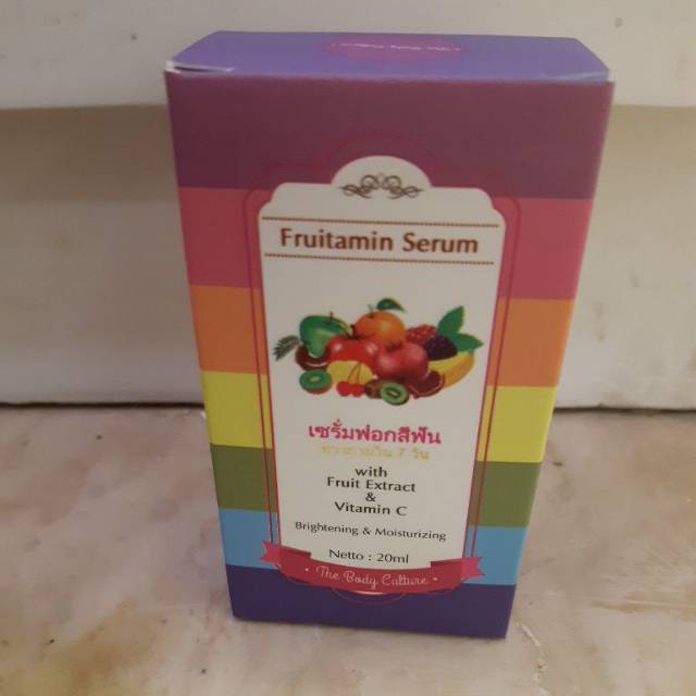 Jual The Body Culture Frutamin Serum 20ml | Shopee Indonesia