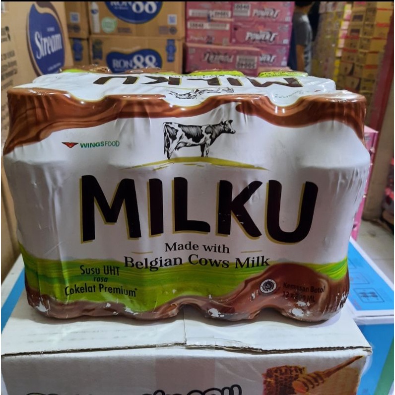 Jual MILKU 1 PAK ISI 12 BOTOL | Shopee Indonesia