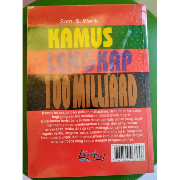 Jual Kamus Indo-Inggris (Indo-Eng Dictionary) with tenses | Shopee ...
