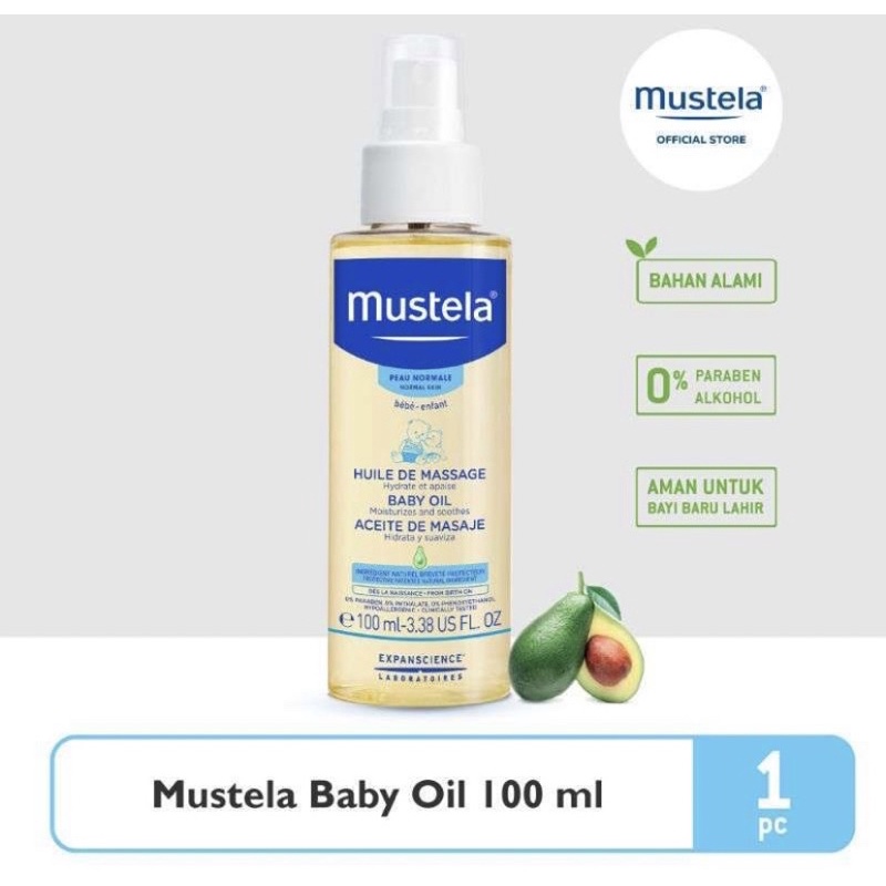 Jual Mustela Baby Oil 100 mL | Shopee Indonesia