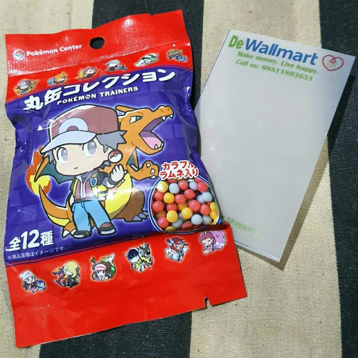 Jual Pokemon trainers candy permen eksklusif from poke center japan ...