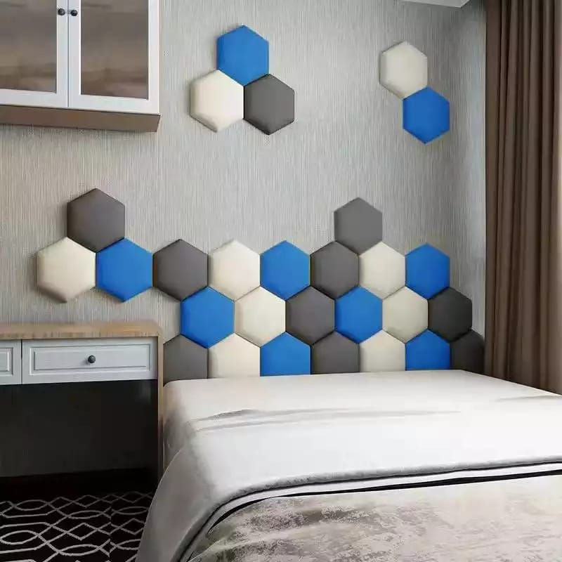 Jual KiMO Headboard hexagonal PREMIUM - wallpanel dinding dekorasi ...