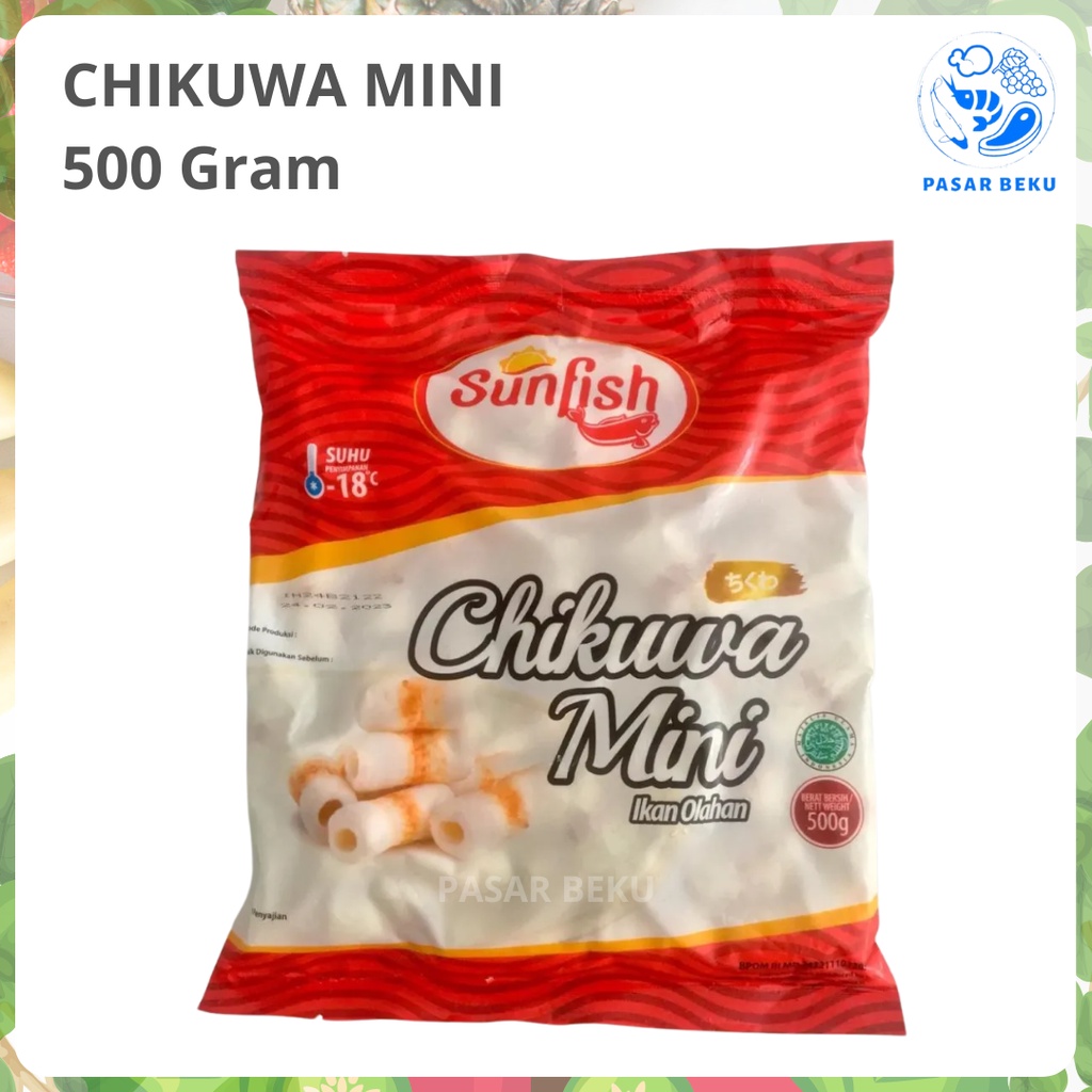 Jual (Khusus AREA SUMBAR) Chikuwa Mini SUNFISH 500 Gram Isi 42 Shabu ...