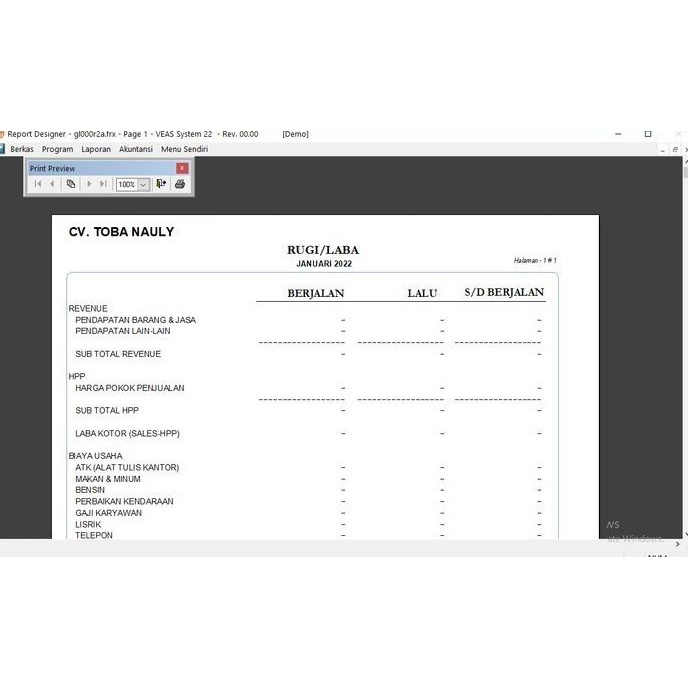 Jual Software Laporan Keuangan Kas Bank Jurnal B. Besar Neraca Rl S Ipos 5 | Shopee Indonesia