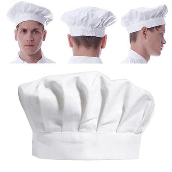 Jual Topi Koki Chef model jamur HAT CHEF MURAH | Shopee Indonesia
