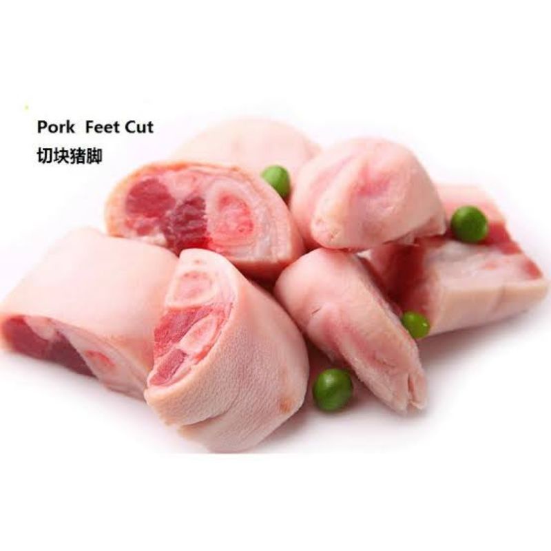 Jual kaki babi potong cukiok pork feet 1kg | Shopee Indonesia