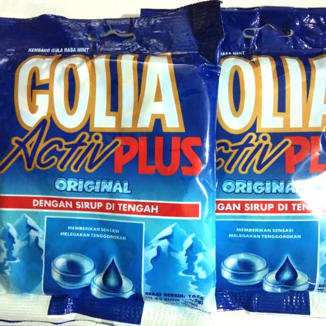 Jual Permen Golia Activ Plus pelega tenggorokan Sak | Shopee Indonesia