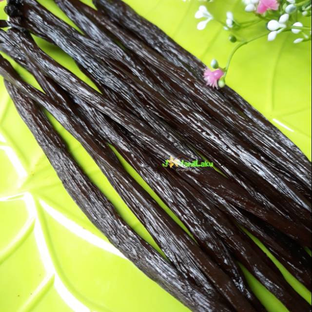 Jual Vanilla bean/Vanilla Stick/Vanili biji/Vanilli organic/vanili ...