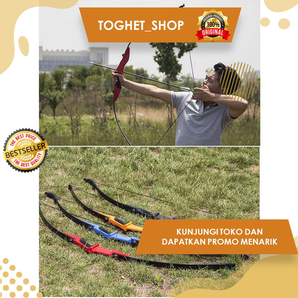 Jual Busur Panah Alat Memanah Busur Panahan Dewasa Kuat Busur Panahan ...