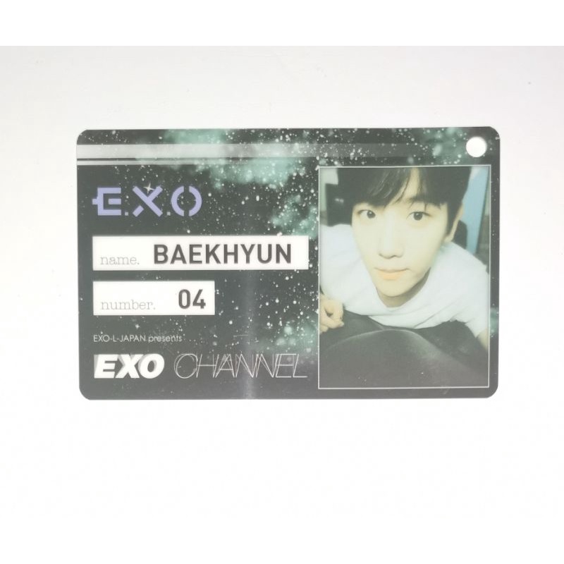 Jual exo channel id card - baekhyun version | Shopee Indonesia