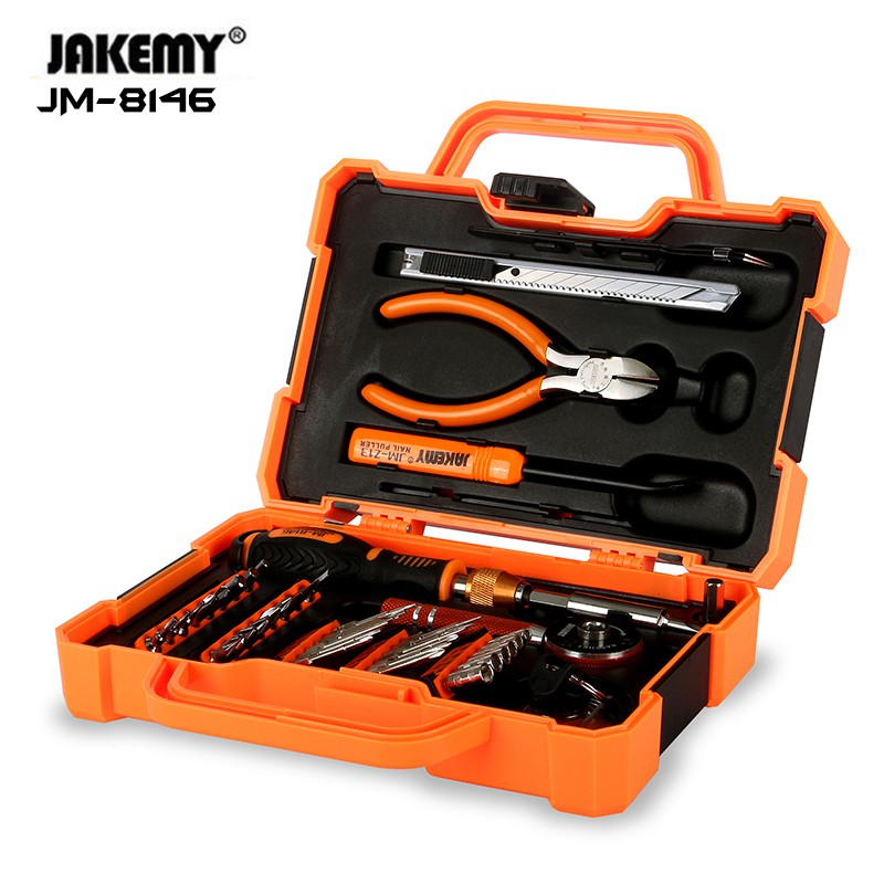 Jual Jakemy Obeng Set JM-8146 47 In 1 Preferred Household Tool Set ...