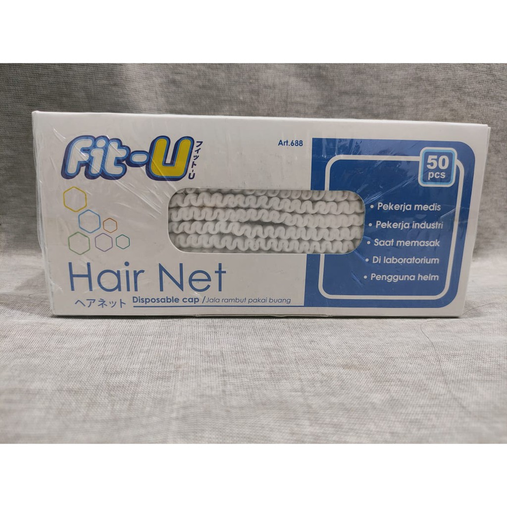 Jual FIT-U Hairnet/Jala rambut Box Isi 50Pcs | Shopee Indonesia