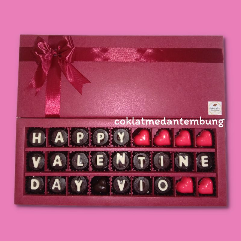 Jual coklat custom box (free packing) | Shopee Indonesia