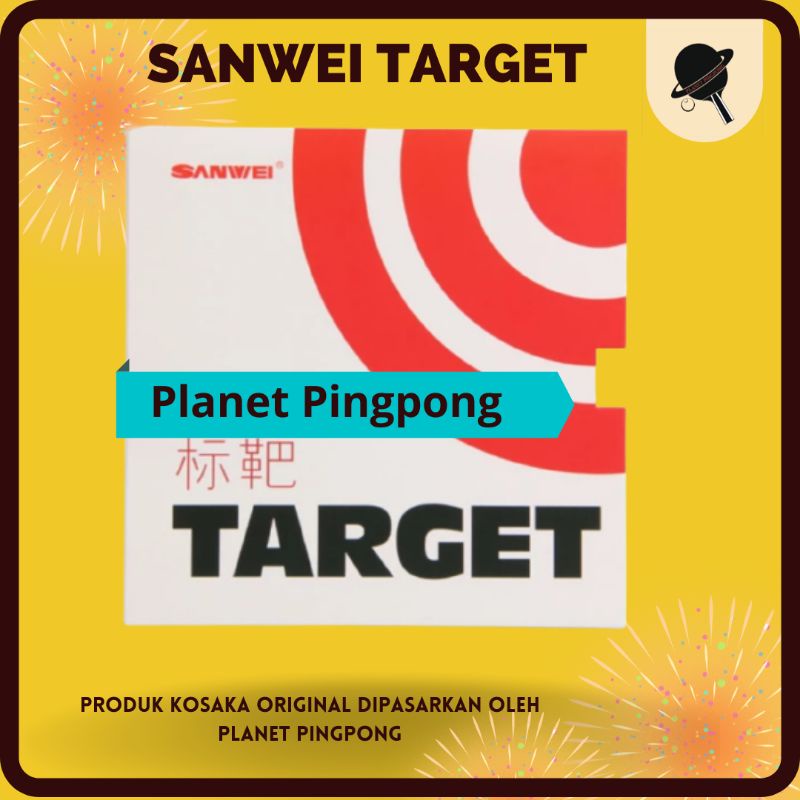 Jual Karet Pingpong Tenis Meja SANWEI Target 90 | Shopee Indonesia