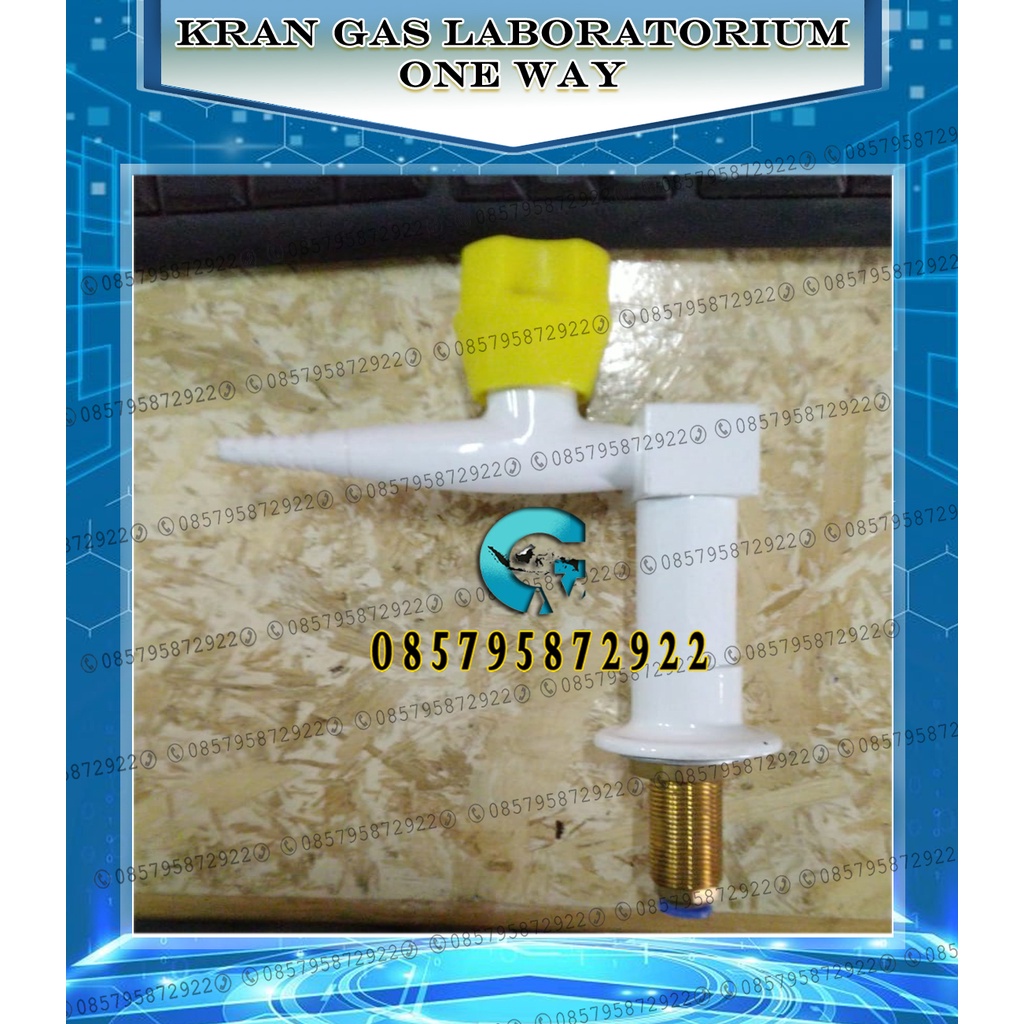 Jual Kran Gas Laboratorium One Way - Keran Gas Lab - Kran Gas L Meja ...