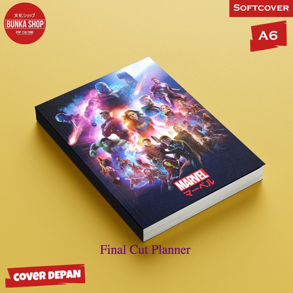Jual Pocket Note Marvel Poster 4 Softcover A6 Buku tulis catatan Notes ...