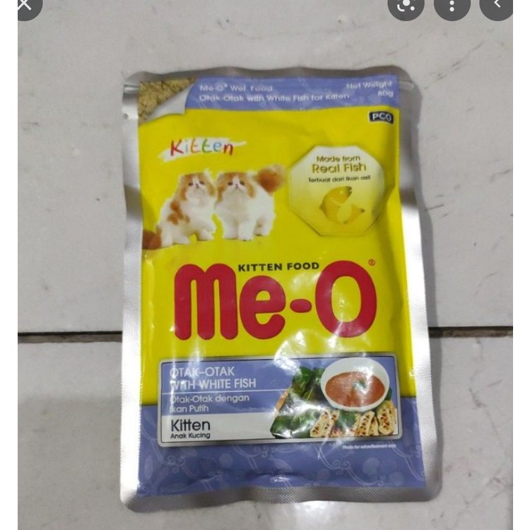 Jual Me-o Pouch 80Gram Makanan Saset/Sachet Basah Kucing MeO Me O Cat ...
