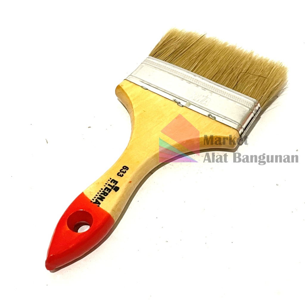 Jual Kuas Cat Tembok Gagang Kayu 4 Inci ETERNA / Koas Cat Gagang Kayu 4 ...