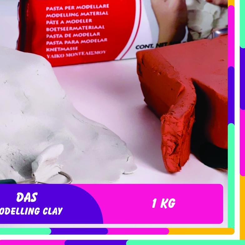Jual DAS MODELLING CLAY 1 KG / TANAH LIAT DAS | Shopee Indonesia