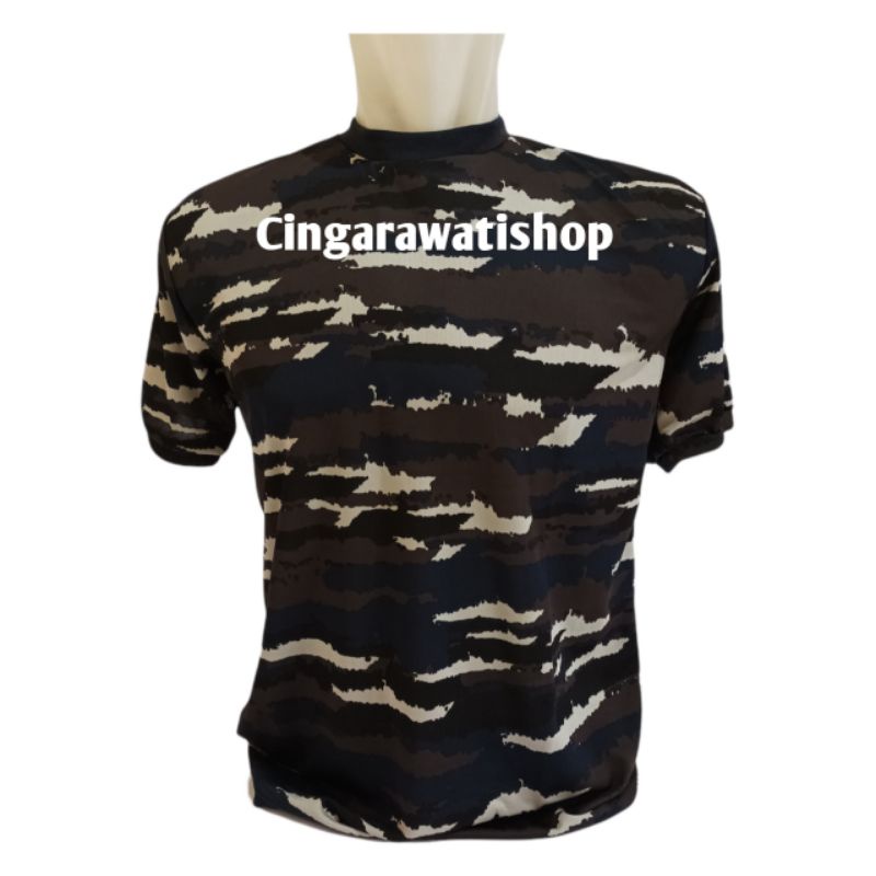 Jual Kaos Loreng TNI Malvinas Baju Kaos Doreng KRI/Layar Kaos Doreng Bahan Dryfit Antii Bakteri ...