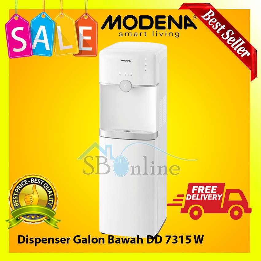 Jual Dispenser Modena LUCIDO - DD 7315 W Galon Bawah Putih | Shopee ...