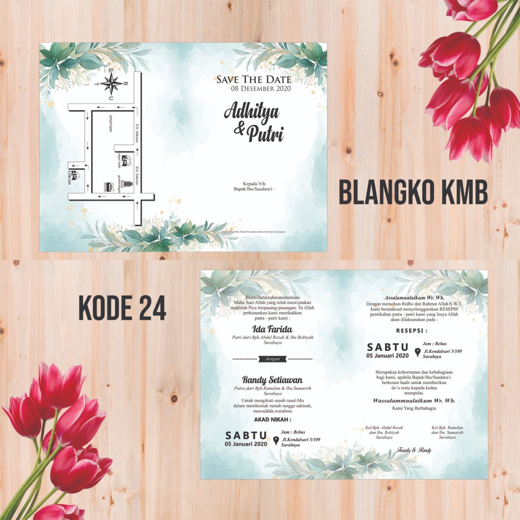 Jual Blangko KMB 24 (Free File Setting Corel S&K Berlaku) | Shopee ...