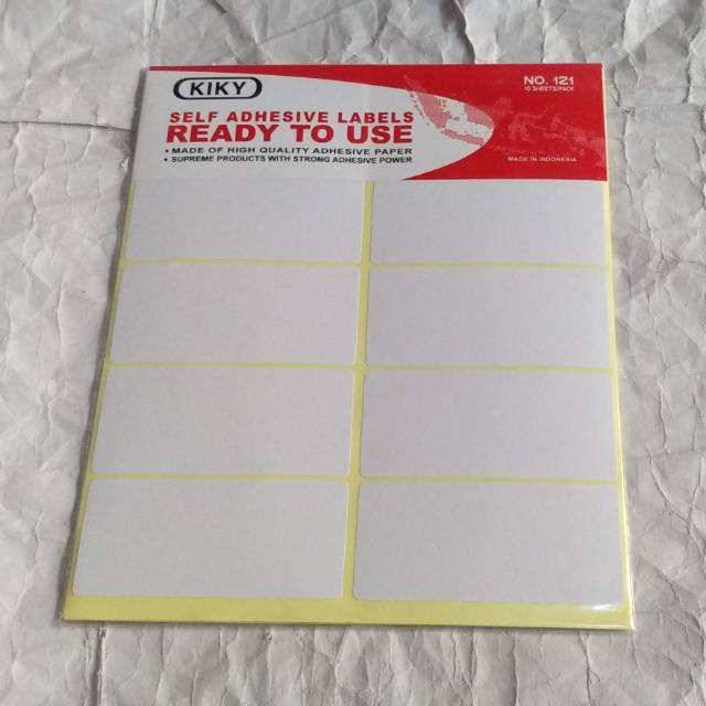 Jual STIKER LABEL KIKY NO 121 MURAH ORI | Shopee Indonesia
