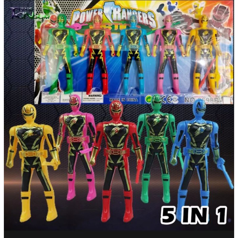 Jual Mainan Power Ranger Isi 5 Ukuran Mini | Shopee Indonesia
