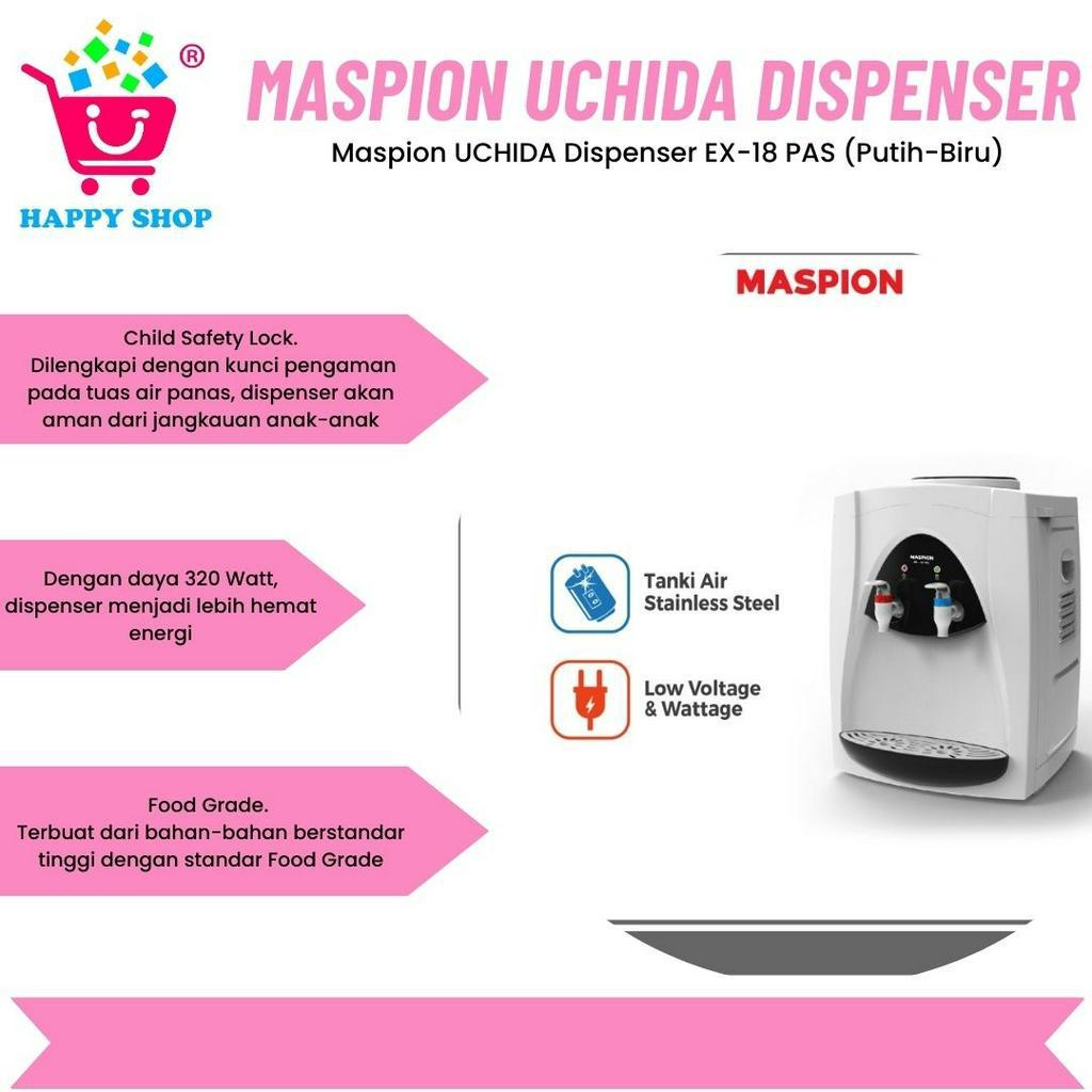 Jual Maspion UCHIDA Dispenser EX-18 PAS (Putih-Biru) | Shopee Indonesia