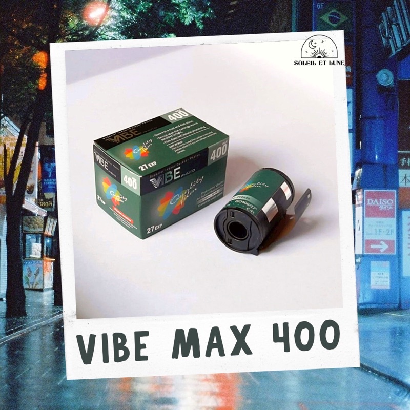 Jual Vibe Max 400 (27EXP) - Roll Film 35mm, ISO 400, 27exp | Shopee Indonesia